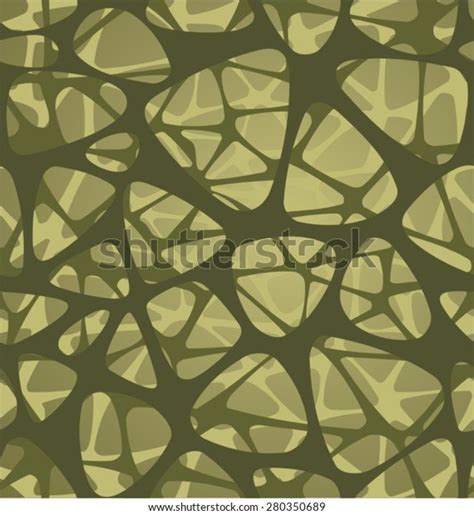 Organic Pattern Vector Symmetrically Fit Horizontally Stock Vector