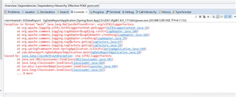 Springboot：javalangclassnotfoundexception Orgslf4jloggerfactory解决方案 Csdn博客