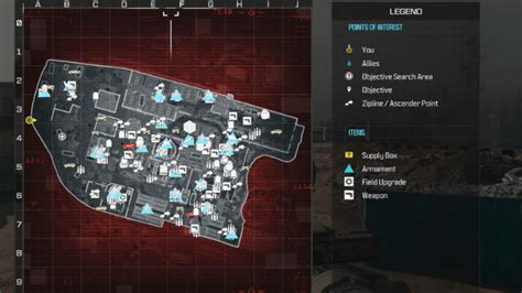 Modern Warfare Reactor All Weapons Field Upgrades Equipment And Armor Upgrade Locations