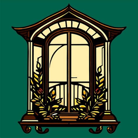 Premium Vector Window Vector Illustration