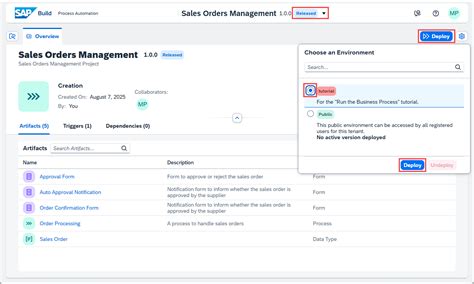 Run The Sales Order Business Process Sap Tutorials