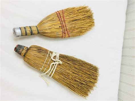 Antique Broom Hearth Broom Vintage Straw Broom Farmhouse Decor