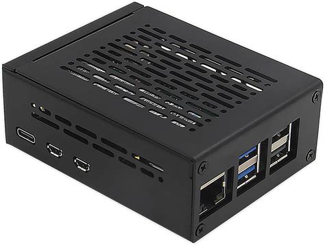 Geeekpi Metallgehäuse Mit Official Raspberry Pi 5 Active Cooler Raspberry Pi 5 Metal Gehäuse