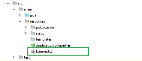 How To Set Spring Boot Custom Banner Onlinetutorialspoint