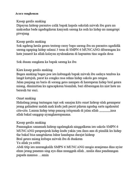 Sungkeman Smpn 6 Mcng Pdf