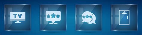 스마트 Tv 별 등급 검토 5개 샤워실 설정 정사각형 유리 패널 벡터 1위에 대한 스톡 벡터 아트 및 기타 이미지 1위 5 계급 Istock