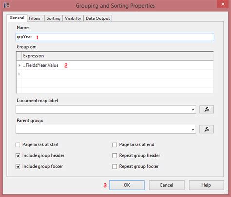 Ssrs Creating Report Group