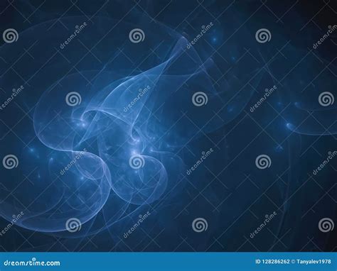 Abstract Digital Fractal Fantasy Science Chaos Flow Decoration Dynamic
