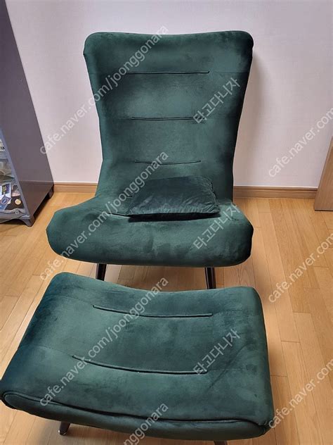 북유럽스타일 벨벳 1인 의자 판매합니다 거실가구 중고나라