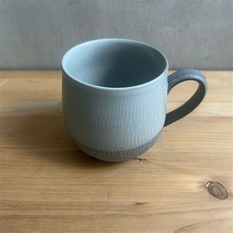 【楽天市場】小石原焼 丸マグカップ コーヒーカップ 白マット ツートン 森山寛二郎 實山窯 陶器 食器 器：reboot Life