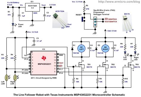 Robot Line Follower 16 Bit Microcontroller Morodadi Komputer