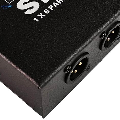 3 Pin Xlr Microphone Input Splitter 6 Output Xlr Bd