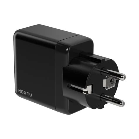 이지넷유비쿼터스 Nextu 추오하 Pd 65w Pps Gan 3포트 멀티 초고속 접지충전기 Qc637gan 블랙충전기 케이블분리형 유선 콘센트형 포트정보 총 3포트