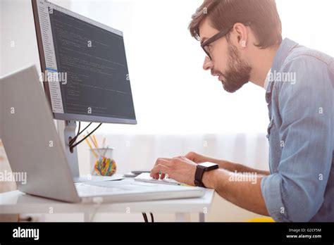 Man Programming Hi Res Stock Photography And Images Alamy
