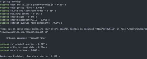 unknown argument `formatstring` · issue 1567 · gatsbyjs gatsby · github