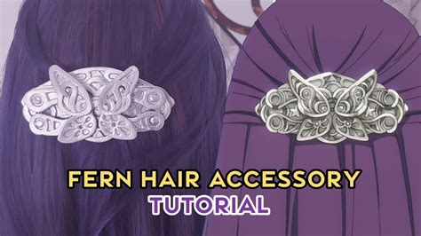 Fern Hair Accessory Tutorial Frieren Cosplay YouTube
