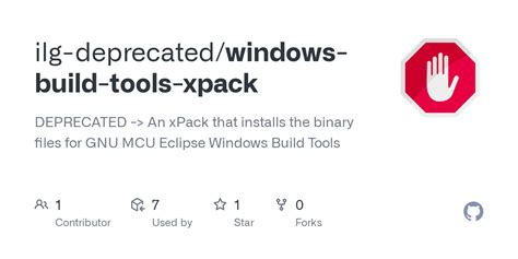Github Ilg Deprecatedwindows Build Tools Xpack Deprecated An Xpack That Installs The