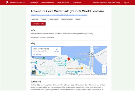 GitHub Damianboh Sg Attractions Outings Django Python Django Webapp That Allows People To