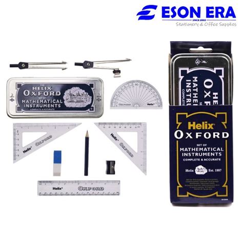 Shop Malaysia Helix Oxford Mathematical Instruments Geometry Set