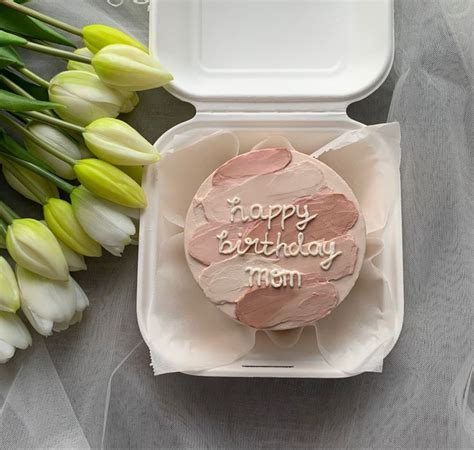 Бенто торт🤍 Торт для мамы Кекс на день рождения Торт на день рождения