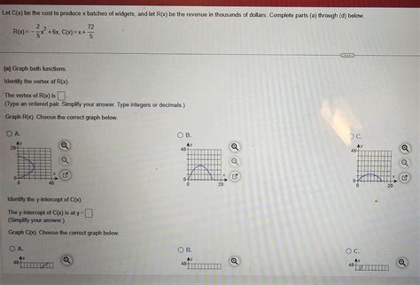 Solved Let C X Be The Cost To Produce X Batches Of Chegg Com