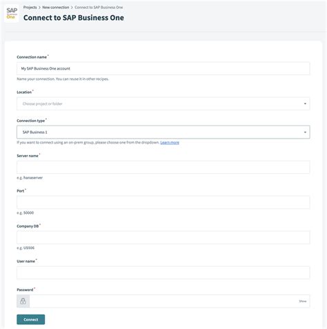 Workato Connectors Sap Business One Workato Docs