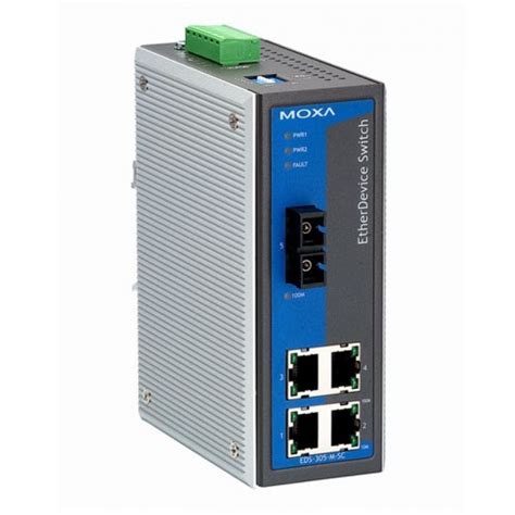 MOXA EDS M SC Unmanaged Ethernet Switches Easy World Automation