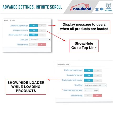 prestashop infinite scroll addon list view scrolling knowband