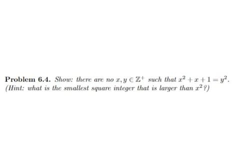 Solved Problem 64 Show There Are No Xy∈zsuch That