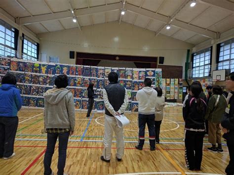 校内図工展作品交流会教職員研修 校長日記