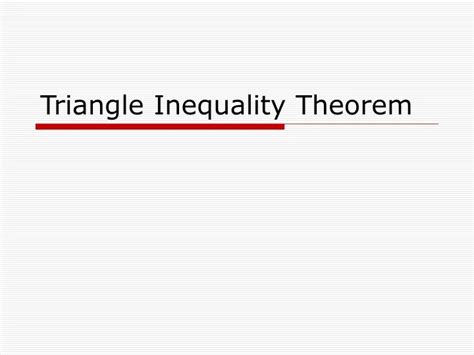 PPT Triangle Inequality Theorem And Sides Angles Relationships PowerPoint Presentation ID