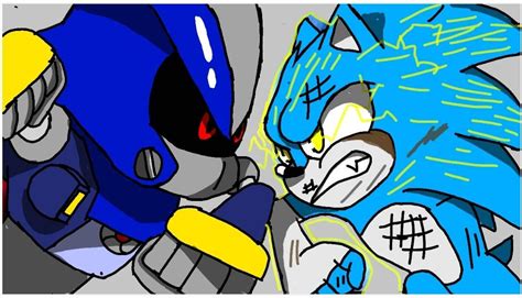 Metal Vs Sonic Scrap By Ethanthehedgamtronic On Deviantart