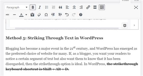 What Is The Keyboard Shortcut For Strikethrough Techcult