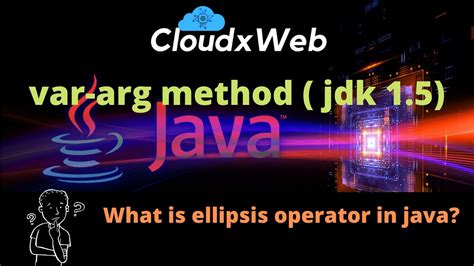 22 Core Java Var Arg Method What Is Ellipsis Operator In Java