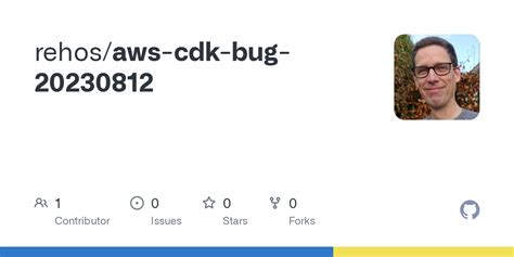 github rehos aws cdk bug 20230812