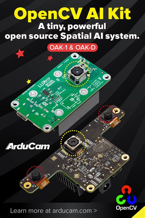 opencv ai kit oak a and oak d for machine vision imx378 and ov9282 buying camera kit graphic