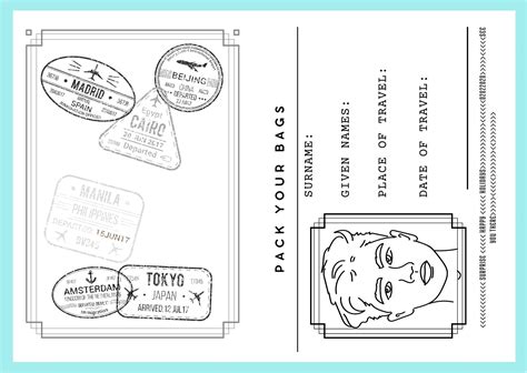 Passport Template Download Printable Pdf Vacation Trip Surprise