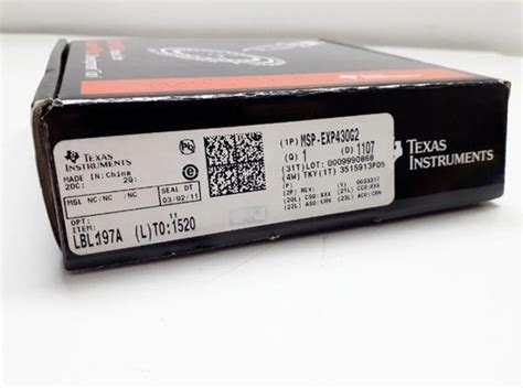 Kit De Desenvolvimento Msp430 Launchpad Msp Exp430g2 Frete Grátis