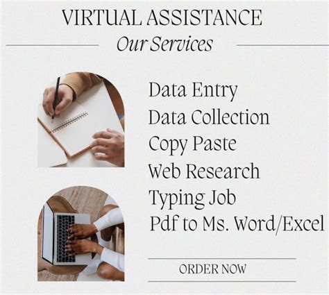 Be Your Virtual Assistant For Data Entry Data Mining Copy Paste By