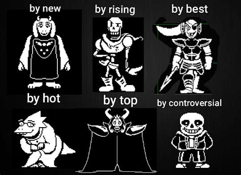 Undertale Characters Sorting R Undertale