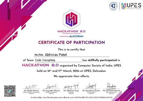 Hackathon Teamwork Codingjourney Abhinav Patel