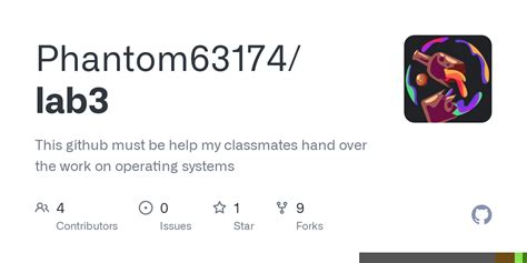 GitHub Phantom Lab This Github Must Be Help My Classmates Hand Over The Work On