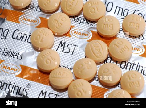 Morphine Tablets Fotos Und Bildmaterial In Hoher Auflösung Alamy