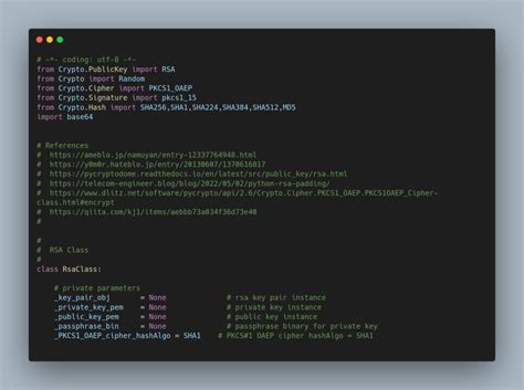 Rsa Class Short Code