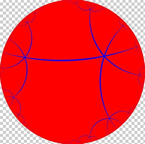 Tessellation Uniform Tilings In Hyperbolic Plane Shape Vertex Figure Hyperbolic Geometry Png