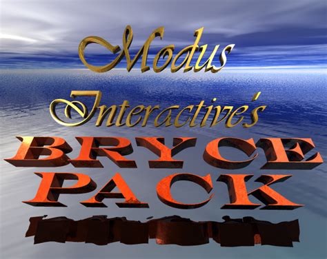 Bryce Render Pack V1 By Modus Interactive