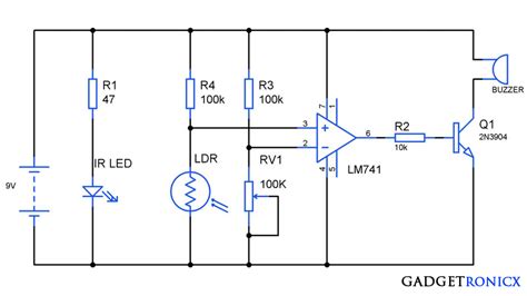 Ir Beam Break Detector Circuit Diagram Circuit Diagram