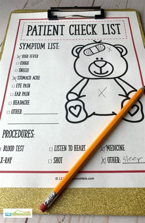 Free Printable Doctor Pretend Play 44 Off