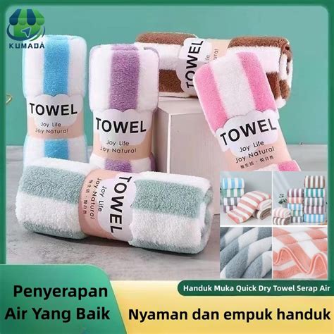Jual Handuk Lap Muka Microfiber Handuk Muka Super Nyerap Air Produk Rumah Tangga Nyaman Dan