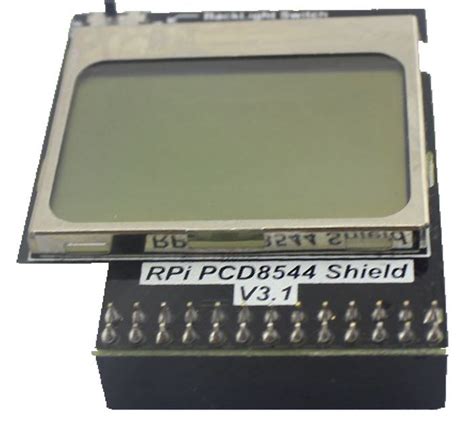 Openhacks Open Source Hardware Productos 5110 Mini Lcd 8448 Pcd8544 Shield For Raspberry